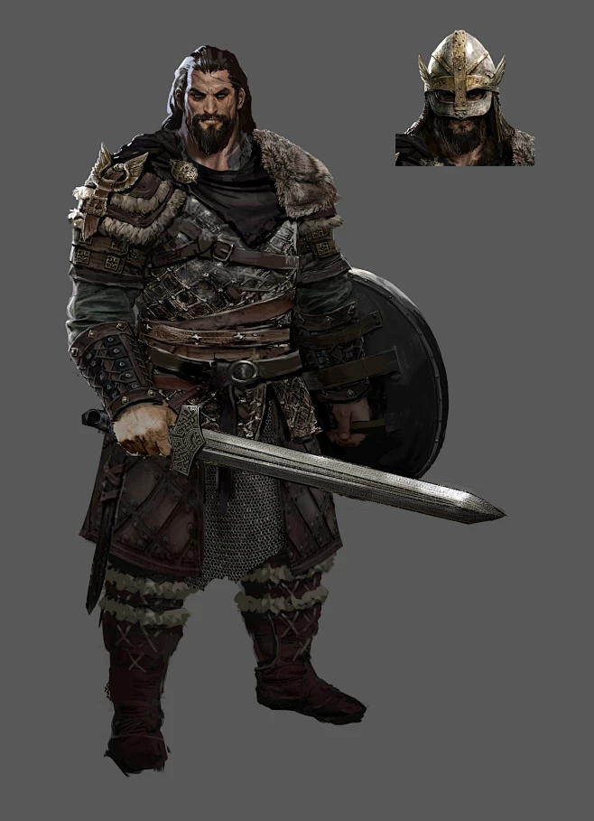 Swordman, Eunyoung Jeon : obviously referenced 'for honor'-花瓣网