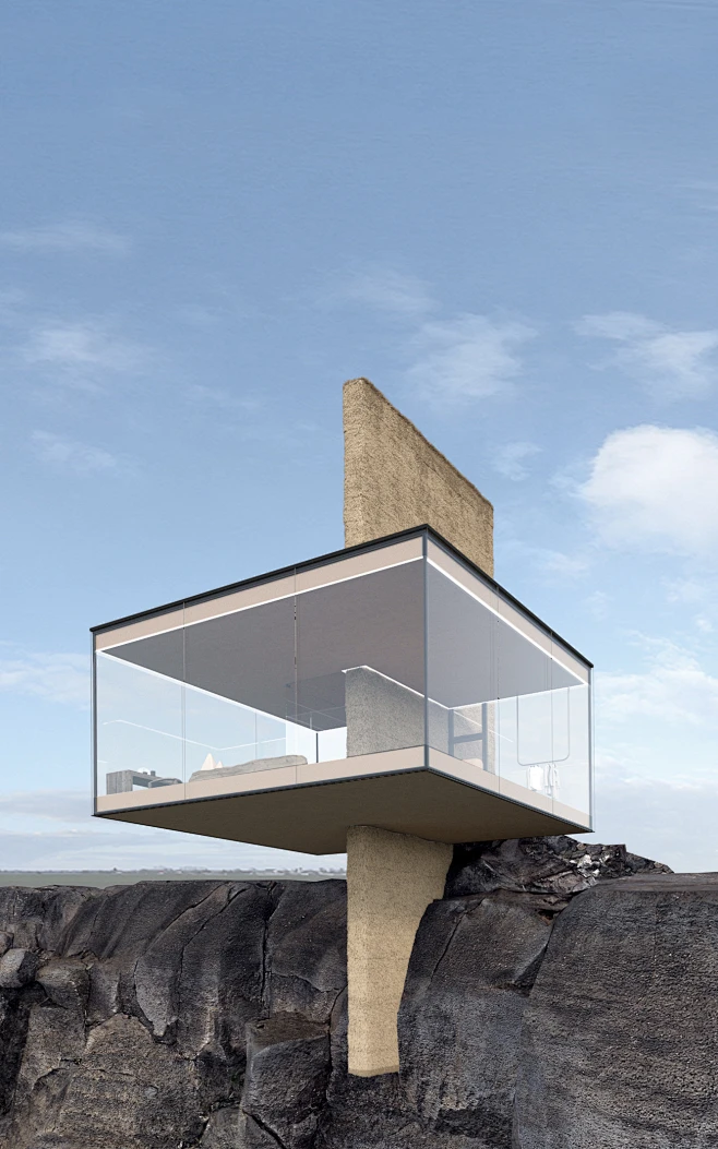 a house with 270 degree window son a cliff 图片_意向收集图片素材-花瓣网