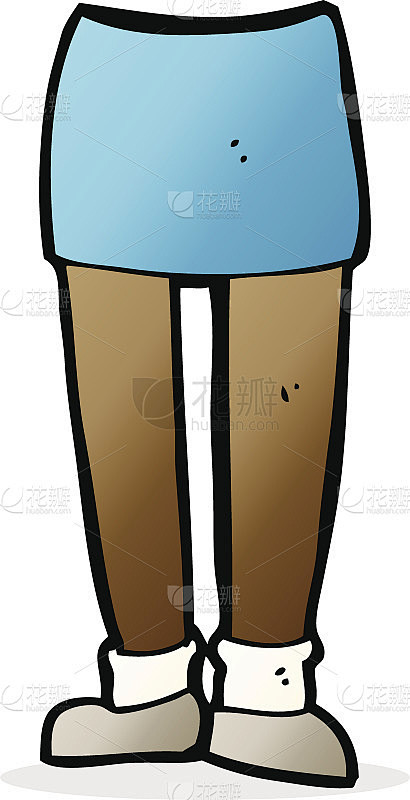 卡通的腿