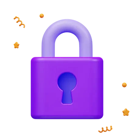 Lock 3D Icon