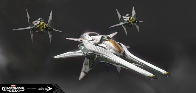 Marvel's Guardians of the Galaxy | Captain Glory's Spaceship-花瓣网