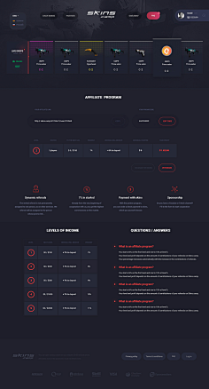 B端 ui-花瓣网|陪你做生活的设计师 | mp) : CSGO: Drop (Skins.camp)infographic, element ...