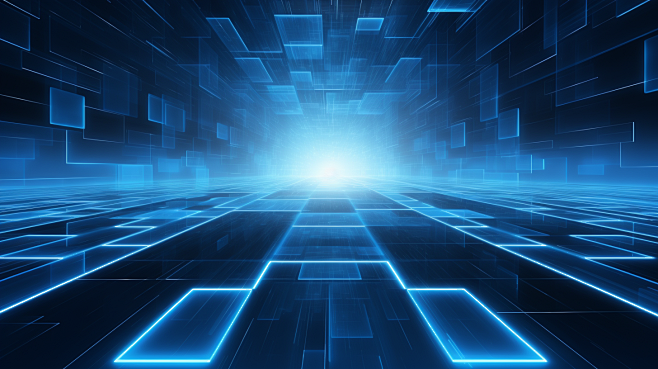 蓝色科技感纹理背景