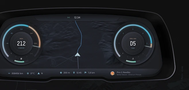 QT Altair : 3D Instrument cluster demo for QT Company for TU America ...