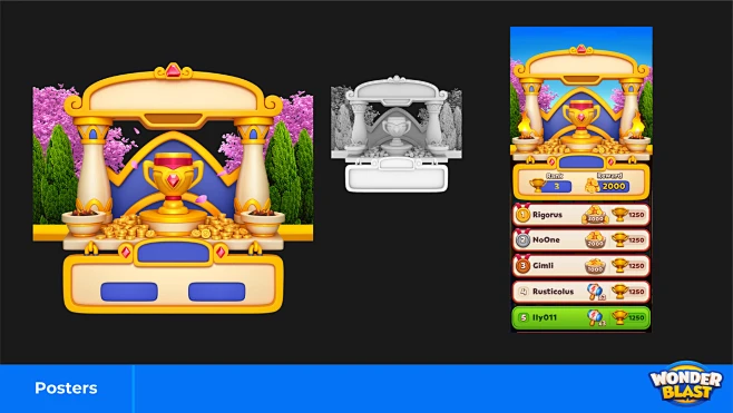 Wonder Blast Posters and Environment图片_ui_活动图片素材-花瓣网