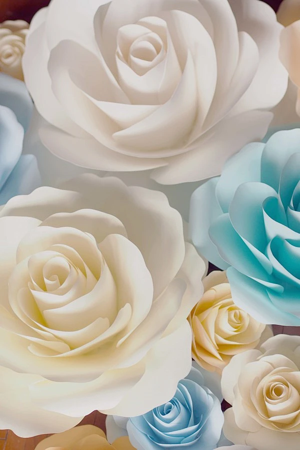blue • beige : blue & beige roses图片_bg图片素材-花瓣网