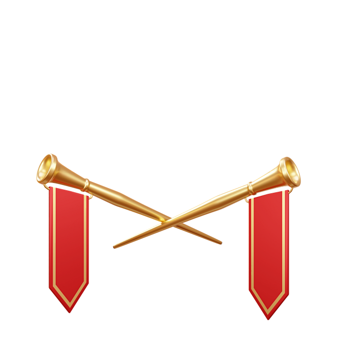 golden_horns_with_red_flags