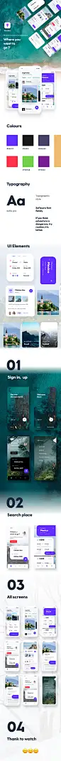 Carpooling App Design Concept destination duration ios calendar time ...