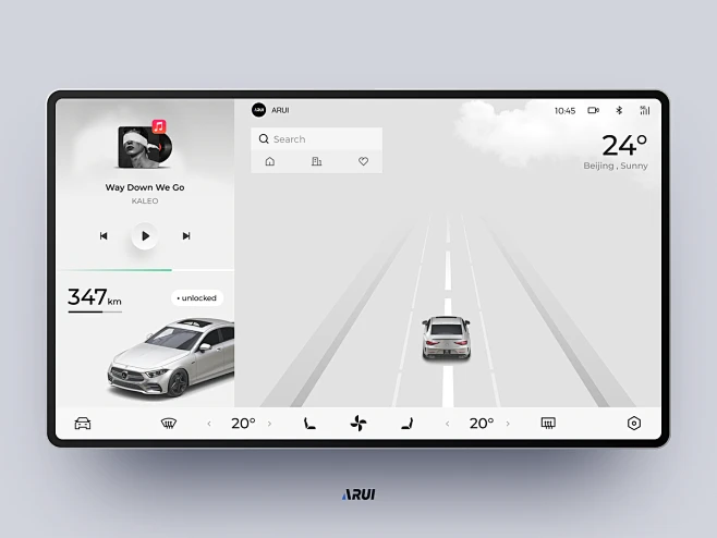 HMI-Central control concept design hmi ui-花瓣网