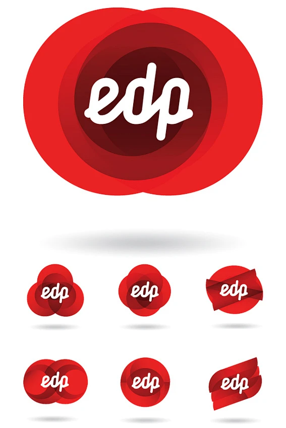 EDP logo 葡萄牙电力集团（EDP）启用新企业标识-花瓣网