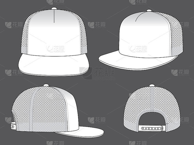 Hip Hop Cap for Template