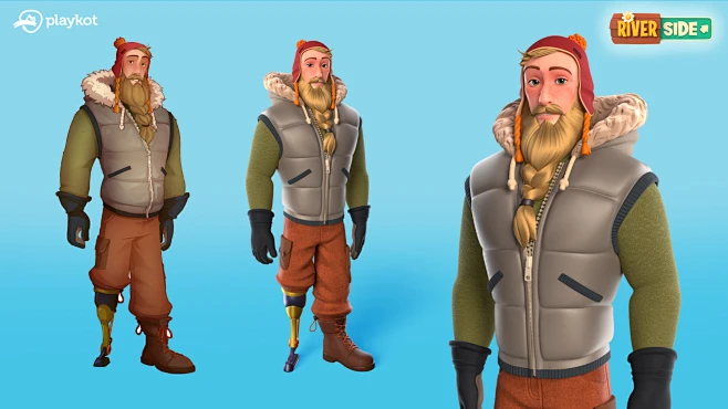 Riverside characters-花瓣网