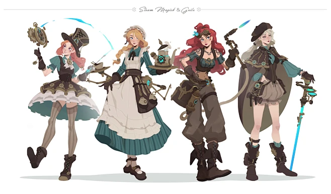 Steam，Magick&Girls-花瓣网