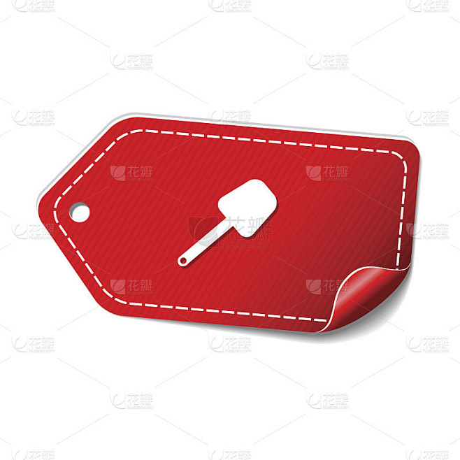 Shoval红色矢量图标设计