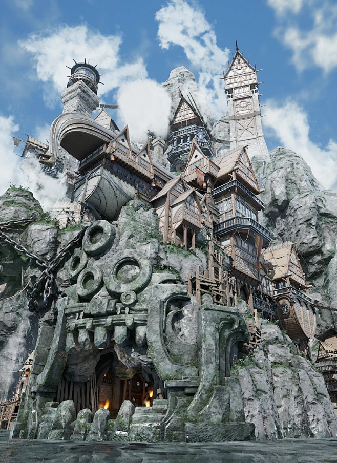 Viking Kingdom, Hyeon Woo Kim : This is my first UE4 environment ...