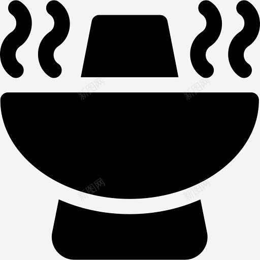 火锅亚洲餐厅4满图标 平面电商 创意素材