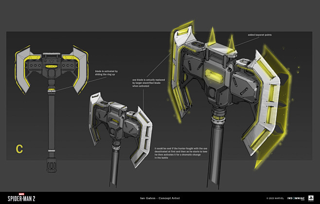 Spider-Man 2 Weapon Designs