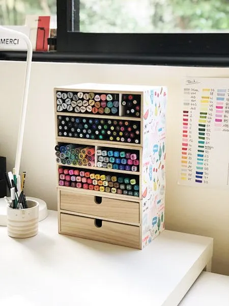 Craft Room Storage, Art Supplies Storage, Art Storage, Marker Storage ...