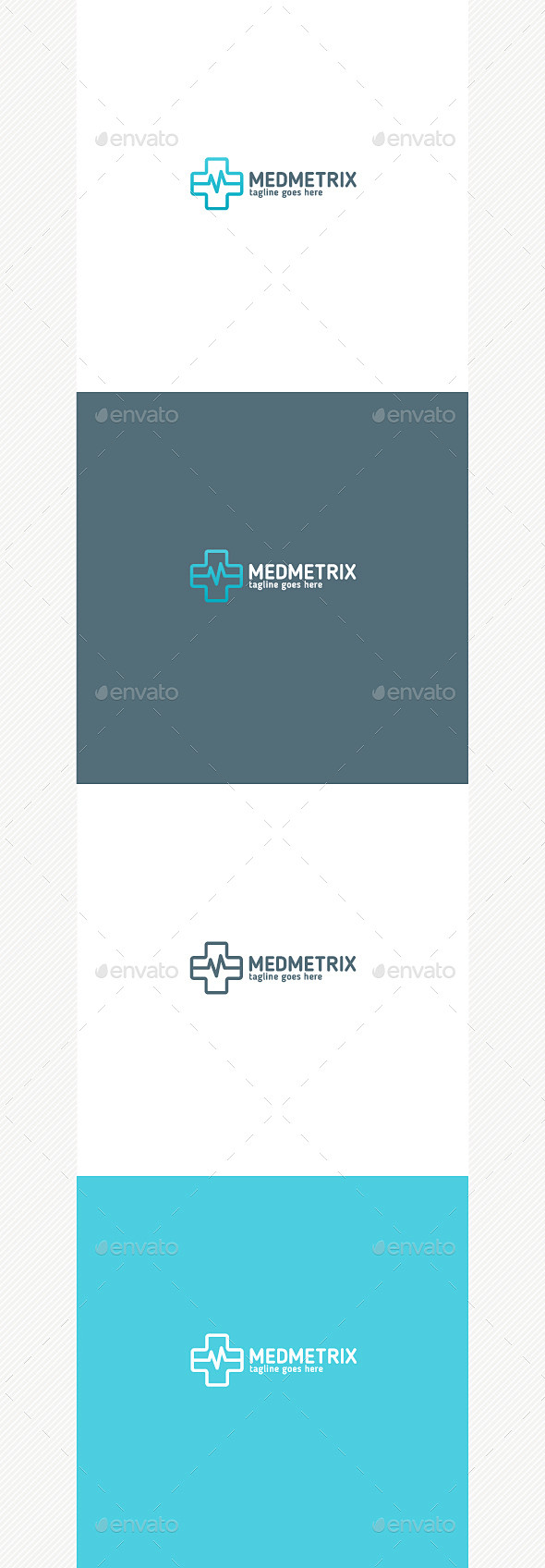 地中海矩阵标识——符号标志模板Med Metrix Logo - Symbols Logo Templates分析、应用生物、博客、血液中心 ...