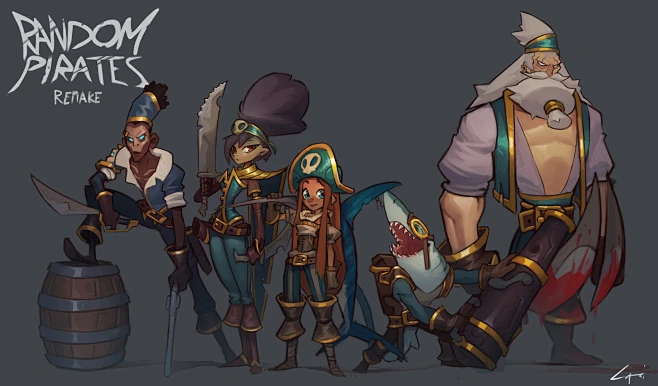 The Pirate Line-up-花瓣网