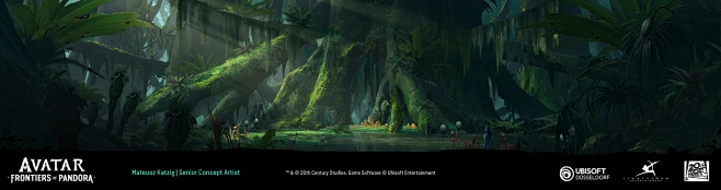 Avatar Frontiers of Pandora - Kinglor Forest Swamp Lowlands biome-花瓣网