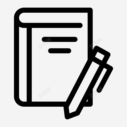 书笔学习文具图标 免费下载 页面网页 平面电商 创意素材