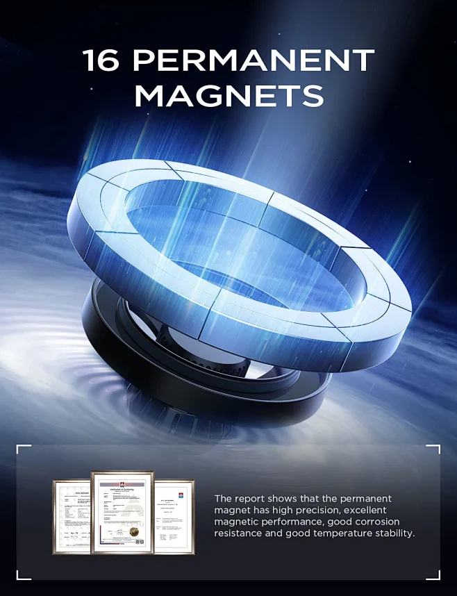 Amazon.com: LISEN for MagSafe Car Mount [16 Strong Magnets] Magnetic ...