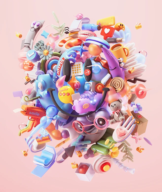 3D ILLUSTRATION motion design animation graphic design inspiration ...
