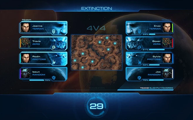 starcraft-2-armory-interface-battlenet-loading-screen | UI-花瓣网