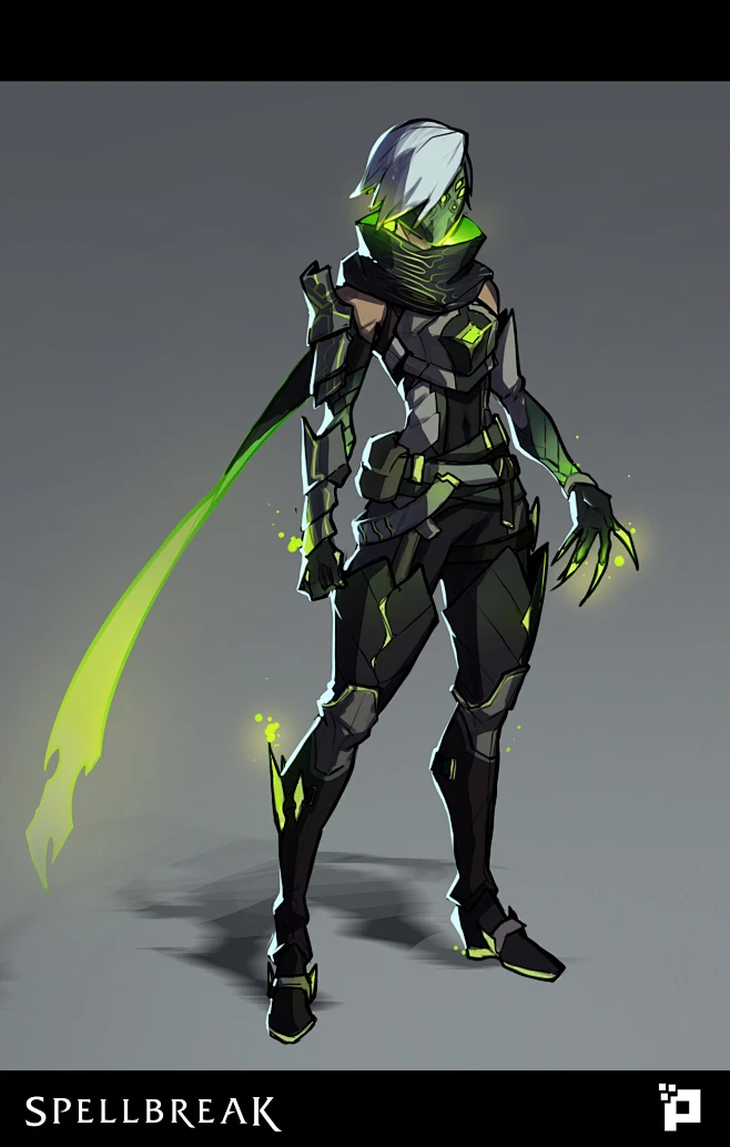 Spellbreak - Unused Assets - Blackthorn (Poison "Hero")-花瓣网