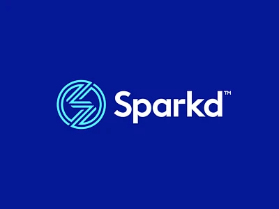Sparkd Logo Design-花瓣网