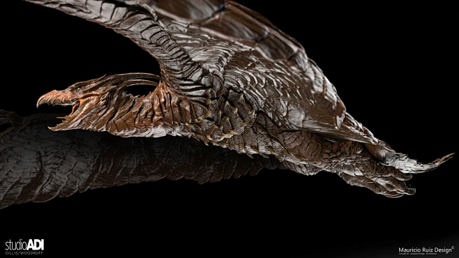 Godzilla: King of the Monsters - Rodan Chest Spikes Concept, Mauricio ...