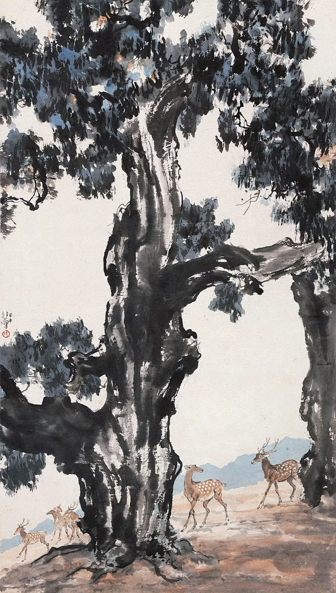 徐悲鸿——《柏禄图》欣赏 | 徐悲鸿(1895-1953)，原名徐寿康，江苏宜兴屺亭镇人。中国现代画家、美术教育家。擅长人物、走兽、花鸟，主张 ...