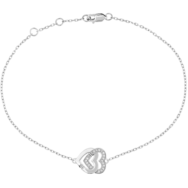 Double Cœurs R10 bracelet-花瓣网