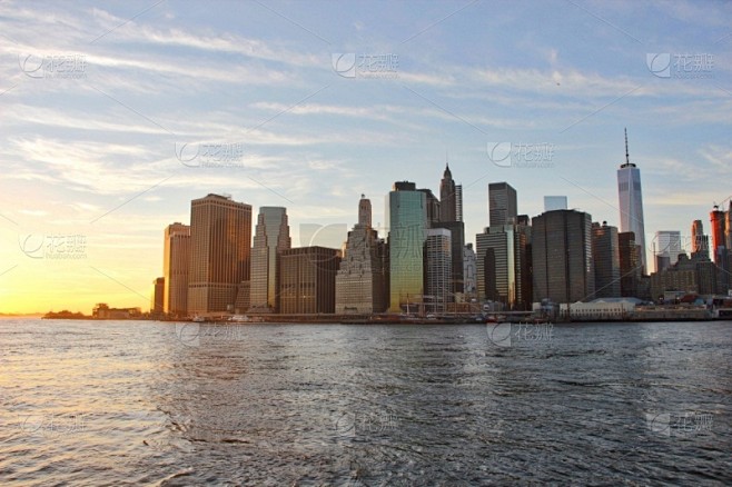 夏天,都市风景,下曼哈顿区,美国,水平画幅,建筑,美国中大西洋地区,无人,城市天际线,纽约州