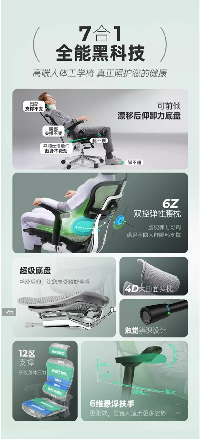 【高端爆品】保友金豪e2代电脑椅人体工学椅电竞椅办公椅工程学椅-tmall.com天猫-花瓣网