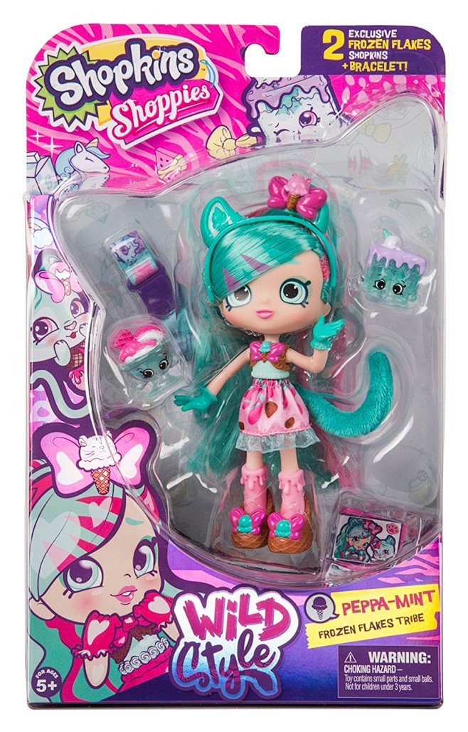 Amazon.com: Shopkins Shoppies Wild Style Doll - Peppa-Mint: Toys & Games