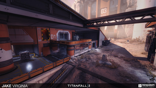 Titanfall 2 - Forward Base Kodai This is the interior that I made in ...