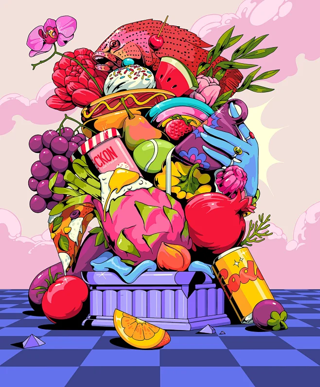 Still life :: Behance图片_插画图片素材-花瓣网