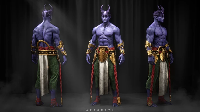 AZGORATH - THE INFERNAL [Real Time Character]-花瓣网