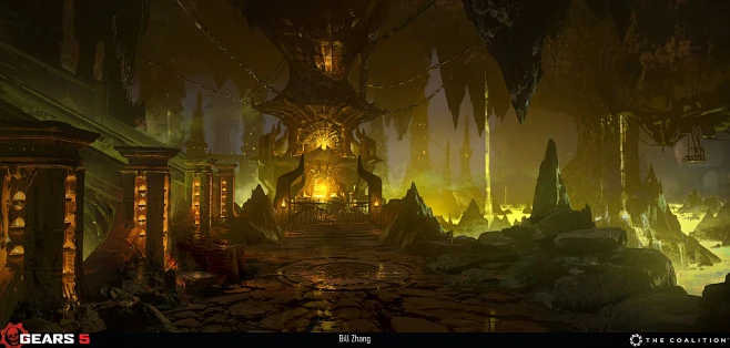 Gears of war 5 - Nexus, Bill Zhang : Concept Art for Gears of War 5 ...