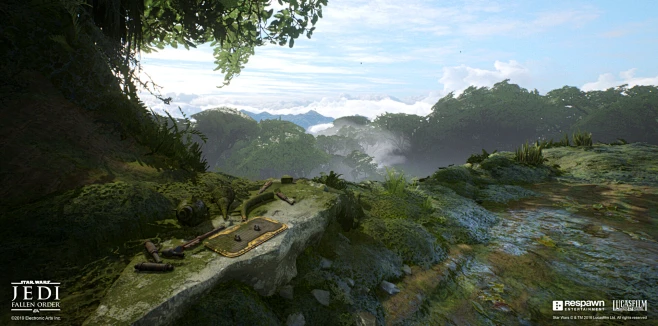 Star Wars Jedi Fallen Order - Kashyyyk Origin Tree-top, Lucas Sparks ...