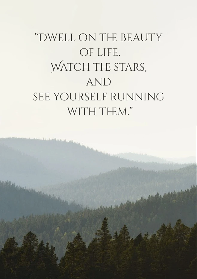 Nature Mountain View Motivational Inspirational Quotes Poster素材-花瓣网