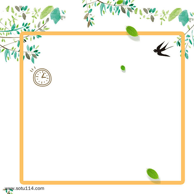 清新边框纹理_3026823104