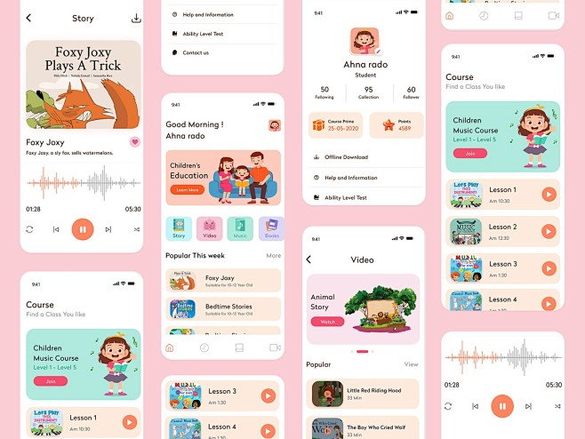 Child education App app clone app design app development child app ...