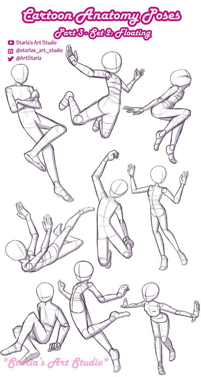 Cartoon Anatomy Poses! Part 3 Tutorial-2