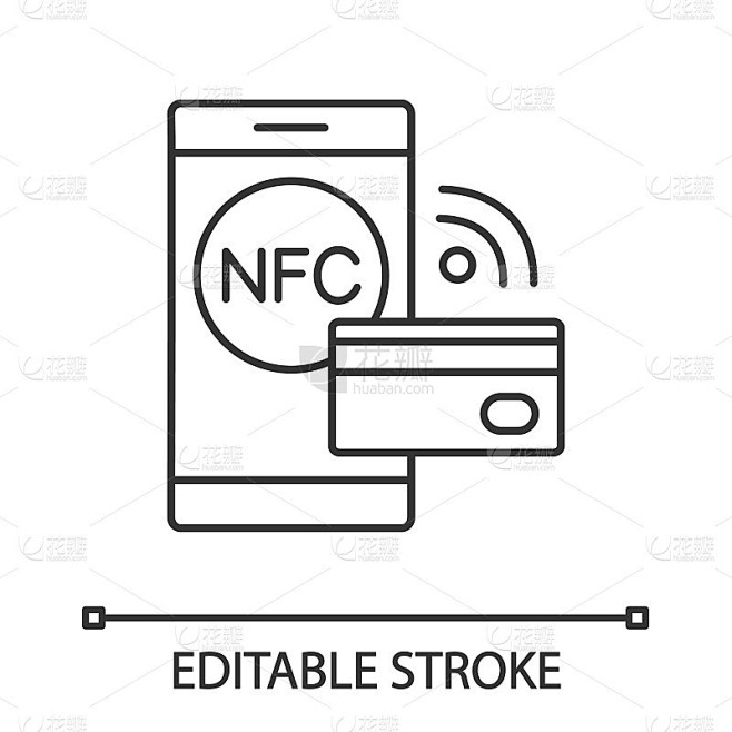 NFC technology icon