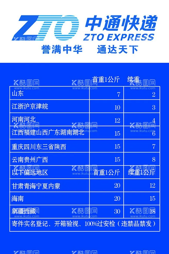 价格表 - 源文件下载【酷图网】中通,快递,价格表,ZTO,表格,-花瓣网