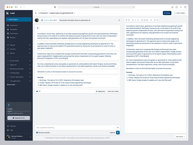 Lexi - AI Writer Assistant Web App Saas Platform [Chat AI] by Keitoto ...