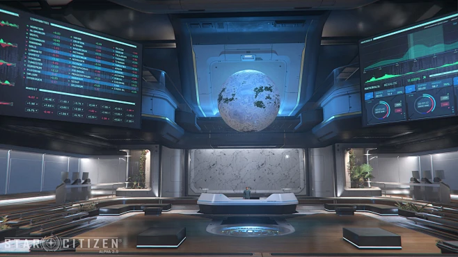 Star Citizen - New Babbage - Trade & Development Division Lighting-花瓣网